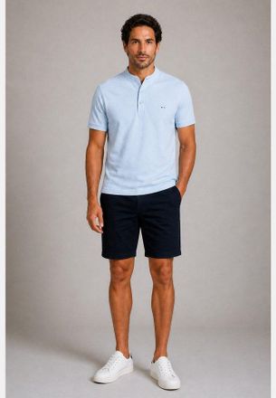 Daniel Hechter Poloshirt POLO PIQUE mit Stehkragen und Knopfleiste