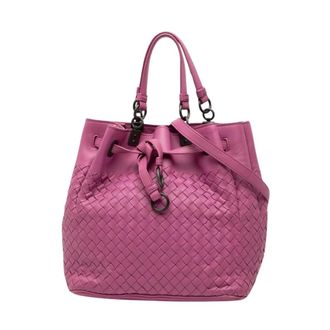 Bottega Veneta Pre-owned Leather Tote Bag - - Pre-owned - Damen - Rosa - ONE SIZE