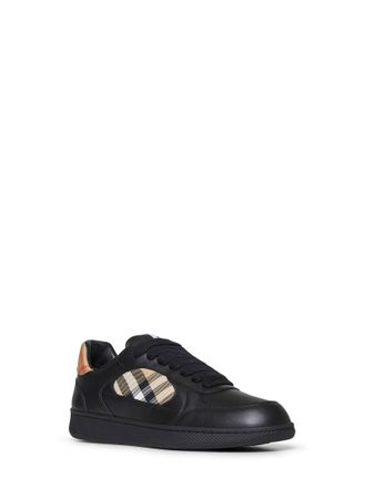 Burberry Mens Sneakers Terrace Brown Leather Trainers