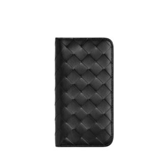 Bottega Veneta Homme, Accessoires, Noir, Taille: ONE Size Intrecciato iPhone 16 Pro Foglio Case