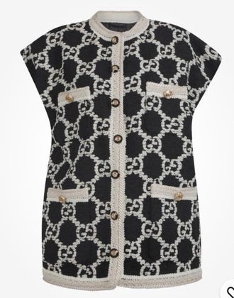 Gucci Oversized GG Vest Size S