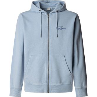 Pepe Jeans London Herren Terrel Zip Sweatshirt, Blau (Soho Blue), XXL