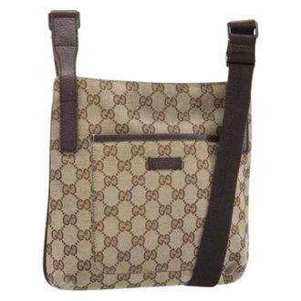 Gucci Sac bandouli&egrave;re GG Canvas Vintage Pre-owned - Femme - Pre-owned - Beige - Taille: ONE Size