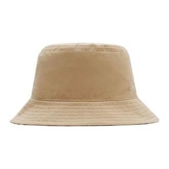 Burberry Homme, Accessoires, Beige, Taille: M Gabardine Rev Bucket