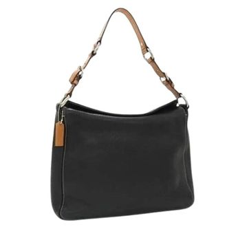 Coach Pre-owned Leather Shoulder Bag - - Pre-owned - Damen - Schwarzk - ONE SIZE