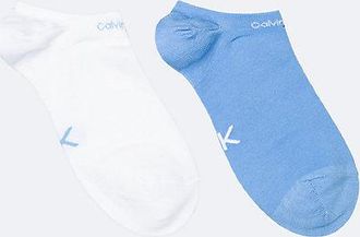 Calvin Klein Lot de 2 paires de chaussettes de cheville Performance anti-transpirantes