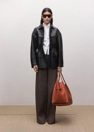 Mango Tailliertes Hemd mit verdecktem Verschluss wei&szlig; - Damen - S - MANGO