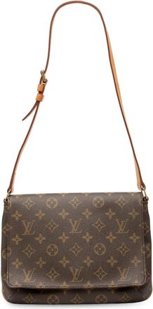 Louis Vuitton Hobo Bags - Monogram Musette Tango Short Strap - Gr. unisize - in Braun - f&uuml;r Damen