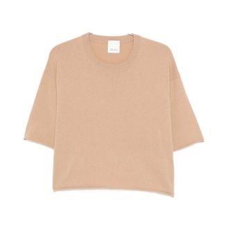 Allude Damen, Strickwaren, Beige, SGr&ouml;&szlig;e