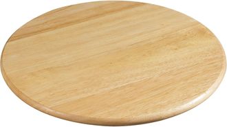 Zassenhaus Drehplatte aus Gummibaumholz in der Farbe Braun, Maße: 35cm x 35cm, 050264