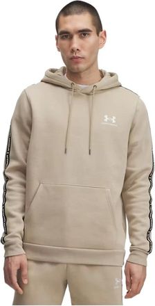 Under Armour Homme, Sweatshirts et sweats à capuche, Beige, Taille: S Icon Fleece