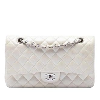 Chanel Pre-owned Vintage Double Flap Schultertasche - - Pre-owned - Damen - Wei&szlig; - ONE SIZE
