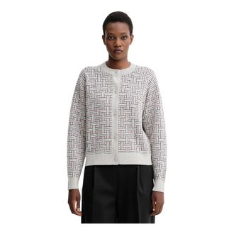 Kenzo Weave Cardigan - - Knitwear - Damen - Grau - S