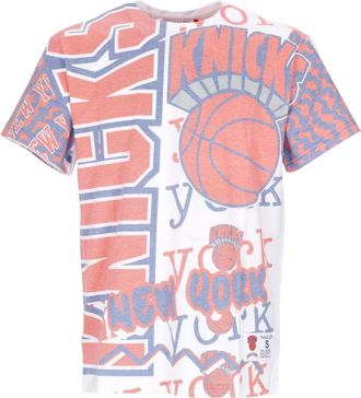 Mitchell & Ness NBA Jumbotron 2.0 Tee Wei&szlig; - - Tops - Herren - Mehrfarbig - XL