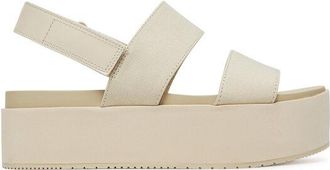 Calvin Klein Jeans Sandalen Flatform Sandal Sling In YW0YW01788 Écru