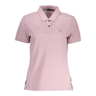 Napapijri Femme, Tops, Rose, Taille: 38 FR Polo Manches Courtes Rose Femme