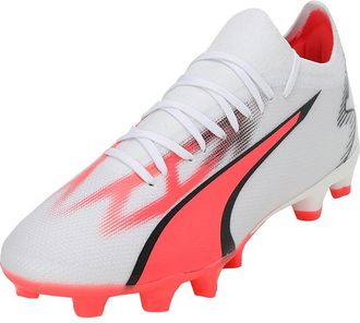 Puma Ultra Match Firm, Artificial GroundSneaker f&uuml;r Damen, Puma White PUMA Schwarze Feuer-Orchidee, 37.5 EU