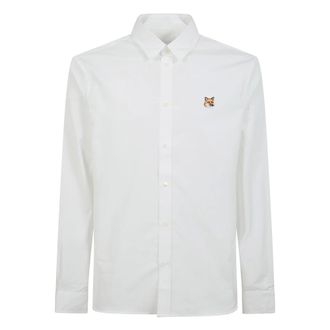 Maison Kitsun&eacute; Herren, Shirts, Wei&szlig;, SGr&ouml;&szlig;e