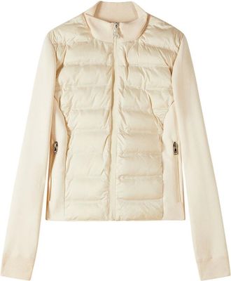 Patrizia Pepe Femme, Vestes, Beige, Taille: 40 FR Piumino ultralight