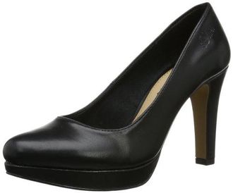 s.Oliver Femme Décontracté Chaussures compensées, Noir Nappa 22, 36 EU