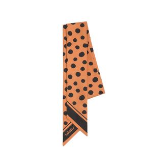 Valentino Garavani Dalmatian Polka-dot Silk Bandeau Scarf