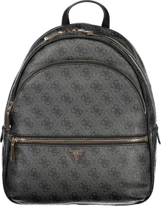 Guess Femme, Sacs, Noir, Taille: ONE Size Manhattan II Large Backpack