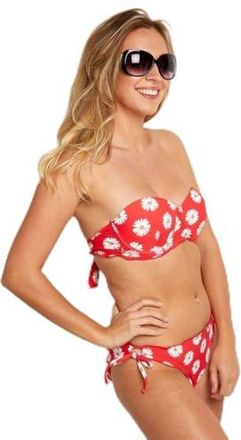 Brigitte Bardot Bain - Slip de Bain Floral - Rouge - 38 - Femme