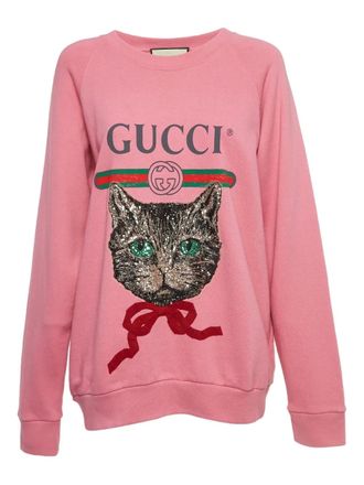 Gucci sweat à ornements (2024) - Rose
