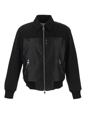 Alexander McQueen Blouson En Cuir - Noir