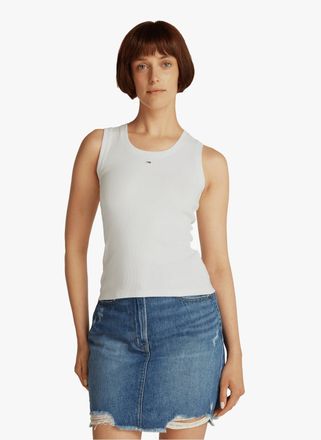 Tommy Hilfiger Top c&ocirc;tel&eacute; en coton