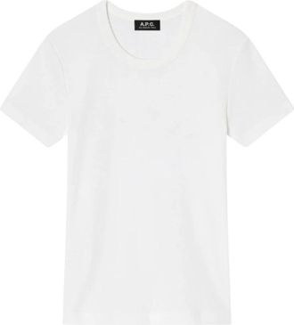 A.P.C. A.p.c., Femme, Tops, Blanc, Taille: 40 FR T-shirt Vera