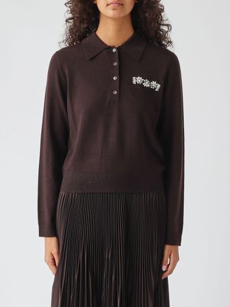 Meimeij Polo Damen Farbe Kaffee Braun