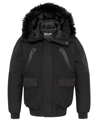 Schott NYC Blouson Poches Soudees Schott Gaveen Noir
