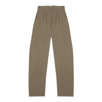 Cortana High-Waist Bundfaltenhose - - Trousers - Damen - Gr&uuml;n - 2XS