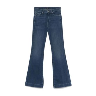7 For All Mankind Tailorless Wide Leg Jeans - - Jeans - Damen - Blau - W25