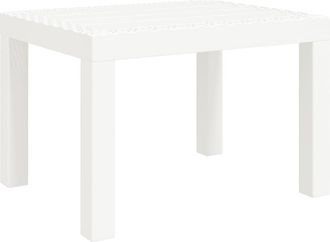 Generic Kangmusi Gartentisch Wei? 59x47x40 cm PP, kangmusi364728