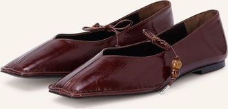 Alohas Alohas Ballerinas Sway Mit Schmucksteinen braun