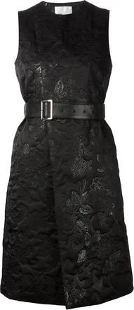 Comme Des Garçons robe sans manches à ceinture à la taille