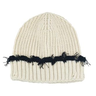 Generic Bonnet dhiver tricot&eacute; pour adulte - Bonnet en laine de couleur assortie, beige, taille unique