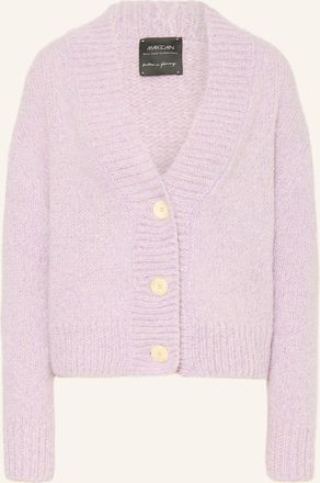 Marc Cain Strickjacke Mit Glitzergarn lila