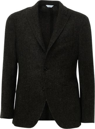 Boglioli Einknopf-Sakko Klassik - - Jackets - Herren - Braun - XL