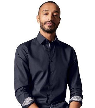 Venti Chemise daffaires unie - Coupe moderne, Bleu (116), 42