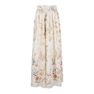 Eleventy Femme, Jupes, Multicolore, Taille: 36 FR Jupe Longue Imprim&eacute;e