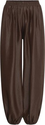 Ichi Ichi, Femme, Pantalons, Brun, Taille: 38 FR IHBalloon Wide Pantalons