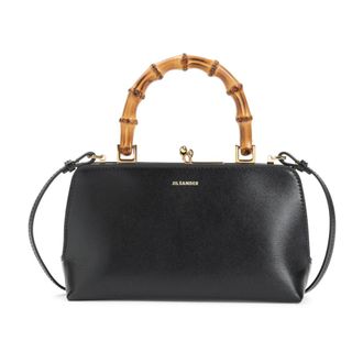 Jil Sander Goji Bamboo Mini Bag - - Bags - Damen - Schwarzk - ONE SIZE