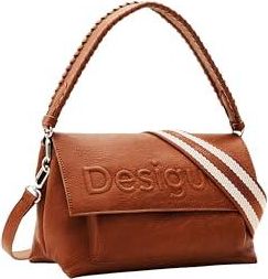 Desigual Half Logo 24 Ven, Accessories PU Across Body Bag Femmes, Marron, Taille Unique