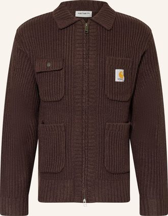 Carhartt Work in Progress Carhartt Wip Strickjacke Chore braun