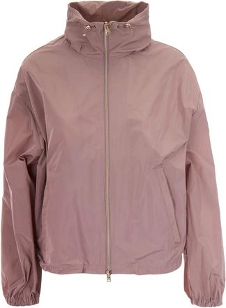 Herno Femme, Vestes, Rose, Taille: 38 FR Veste &agrave; col montant