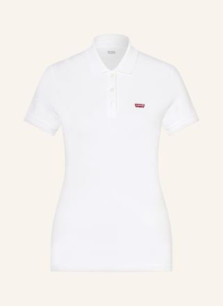 Levi's Piqu&eacute;-Poloshirt weiss