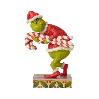 Enesco Jim Shore 6008888 Dekofigur Grinch Grinch Stealing Candy Canes